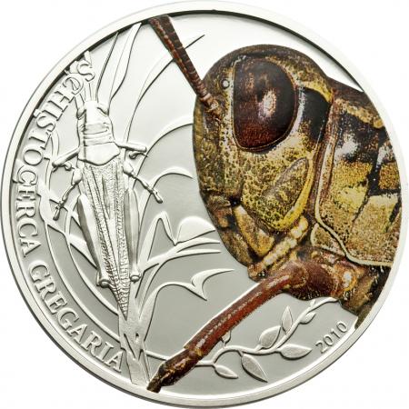 Intercoins Berlin | 2 $ 2010 Palau - Welt der Insekten - Grashüpfer ...