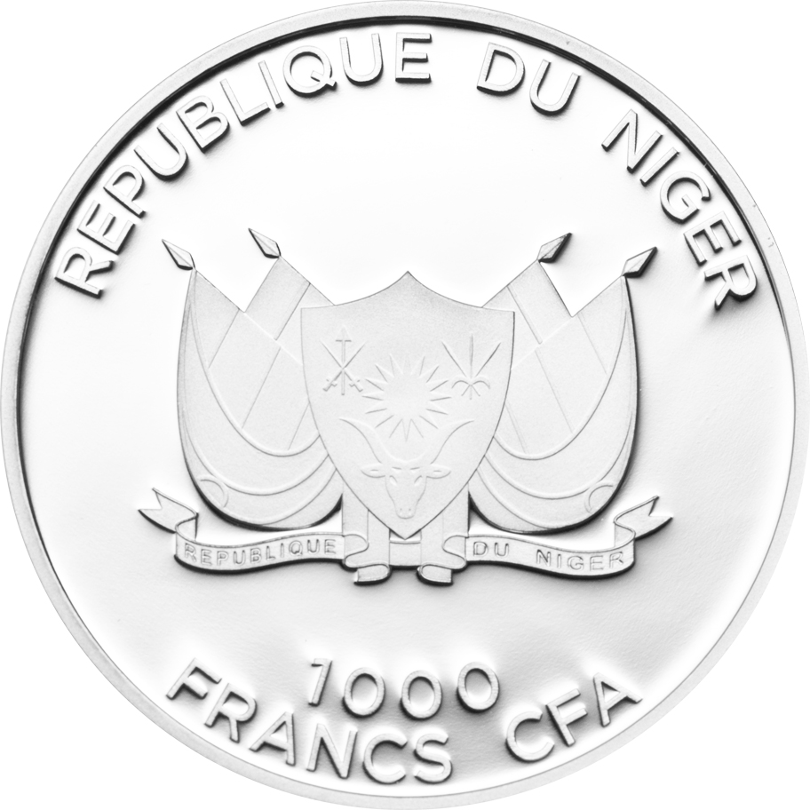 Intercoins Berlin | 1000 Francs 2013 Niger - Canis Latrans Coyote ...