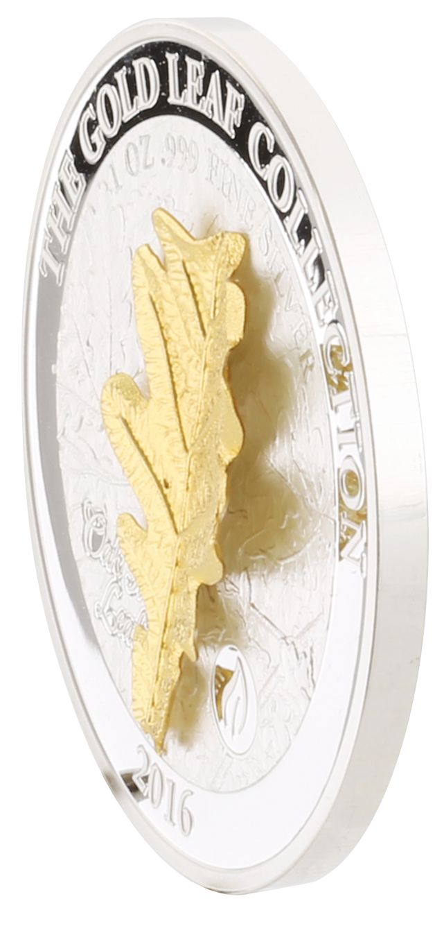 Intercoins Berlin | 5$ 2016 Samoa - Gold Leaf Collection - Oak Tree ...